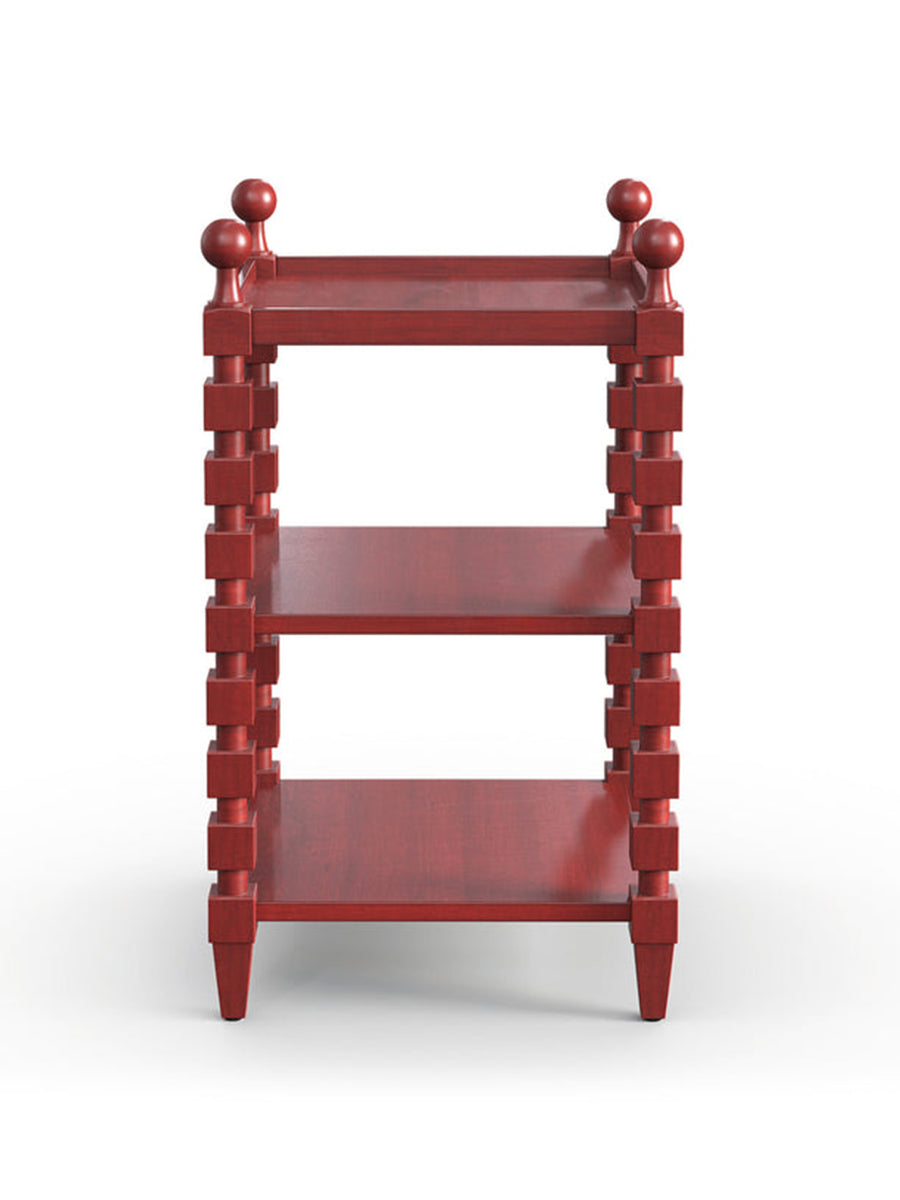 Huxley side table in brushed red – Collagerie