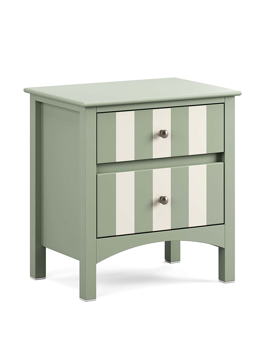 Beatrice wide 2 drawer bedside table – Collagerie
