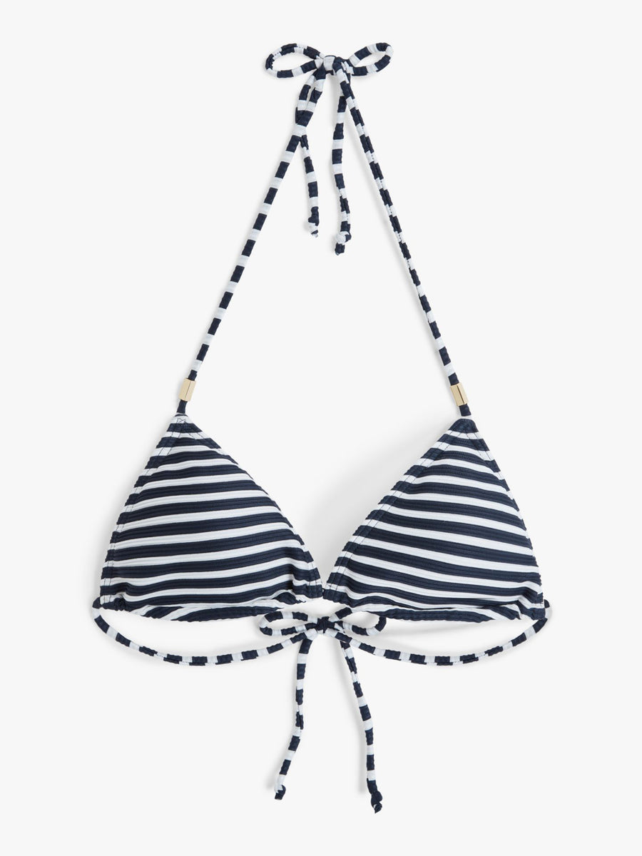 Nirvana stripe triangle bikini top – Collagerie
