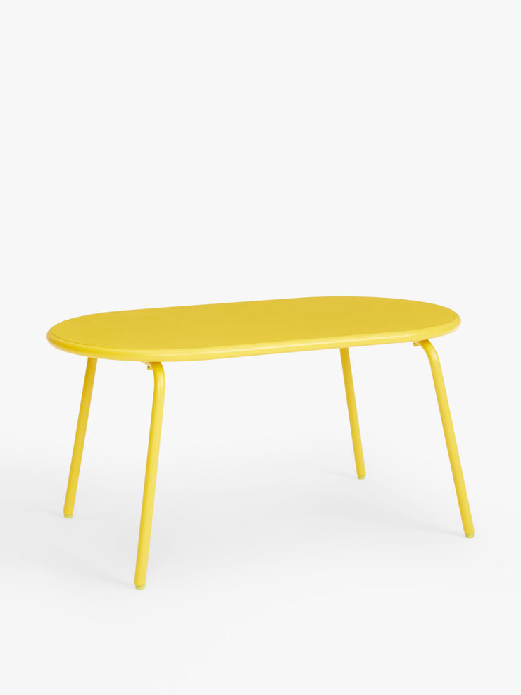 Oval metal garden coffee table – Collagerie
