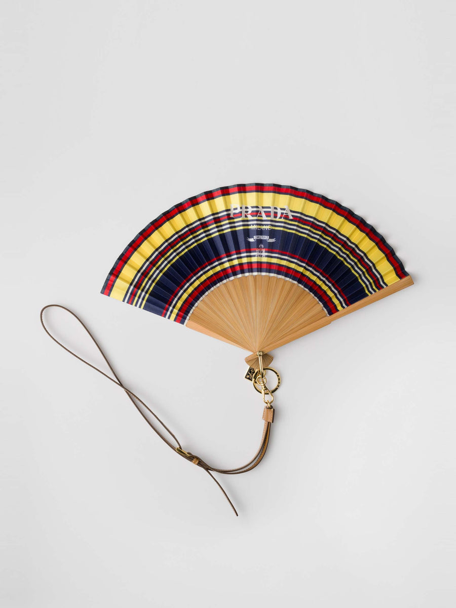Fan with leather strap – Collagerie