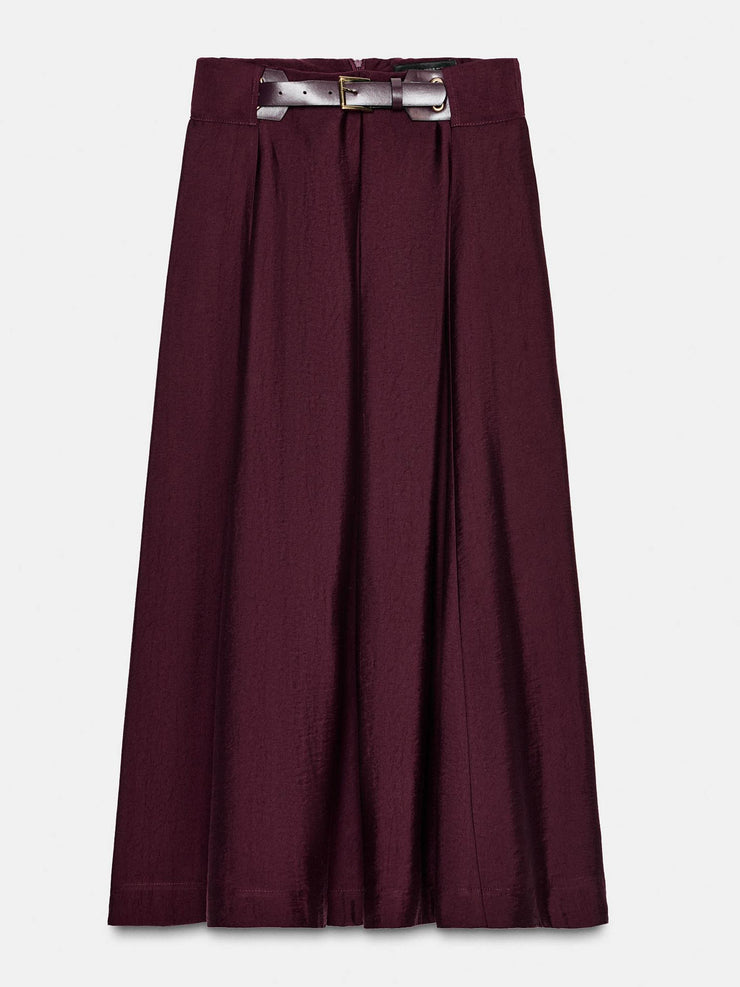 Belted midi cape skirt – Collagerie