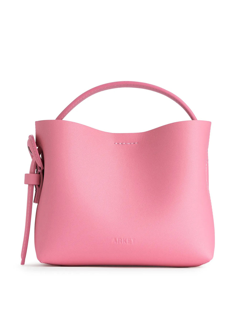 Pink leather cross body bag – Collagerie