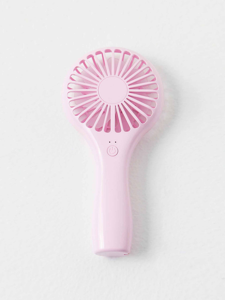 Light pink handheld fan – Collagerie