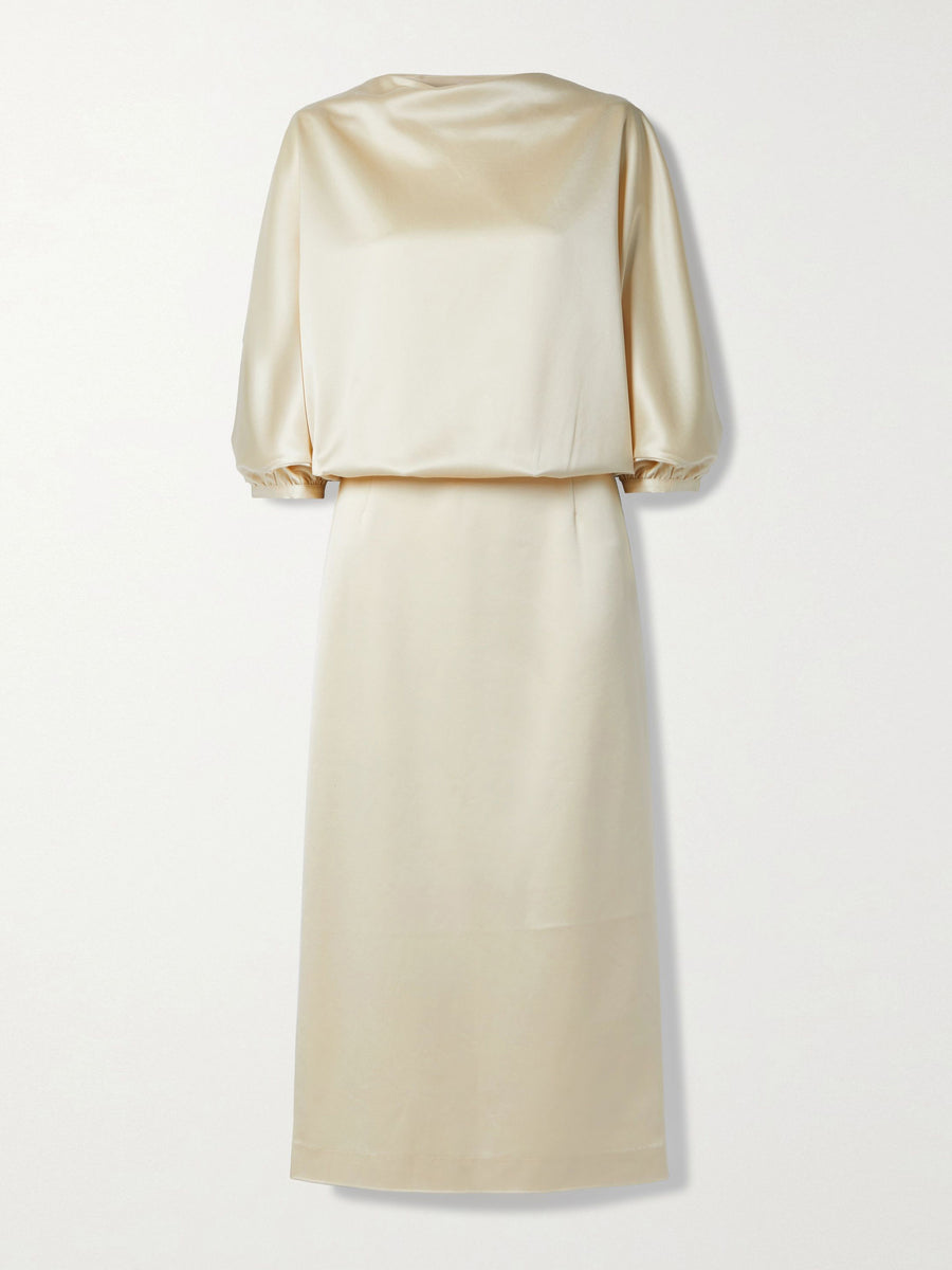 Satin midi dress – Collagerie